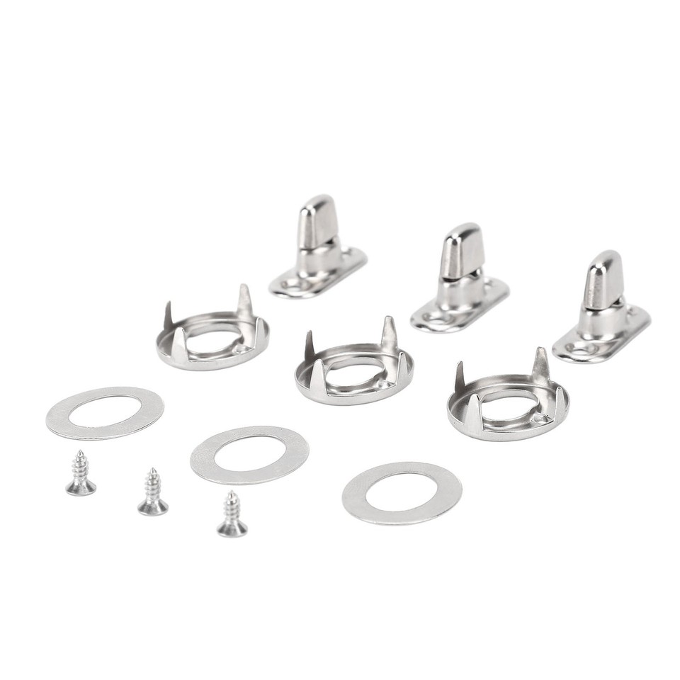 Twist Lock Fasteners Turn Button Eyelet and Stud Mounting Screws for ...
