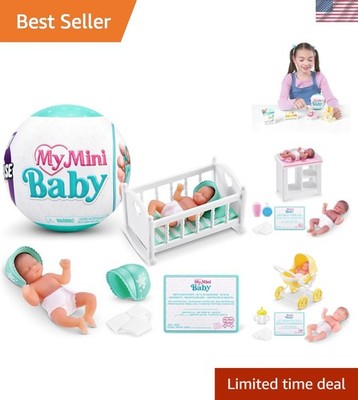 My Mini Baby Series 1: Collectible Rainbow Capsule with Realistic ...
