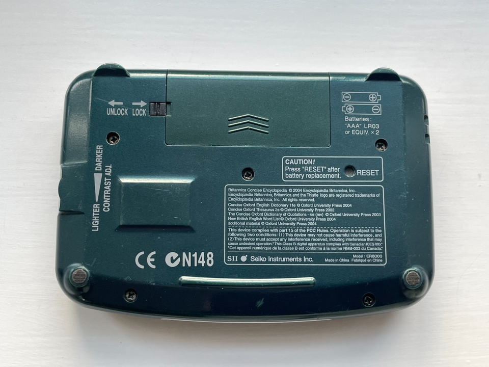 SEIKO ER8000 Britannica Concise Encyclopedia Oxford Dictionary ...