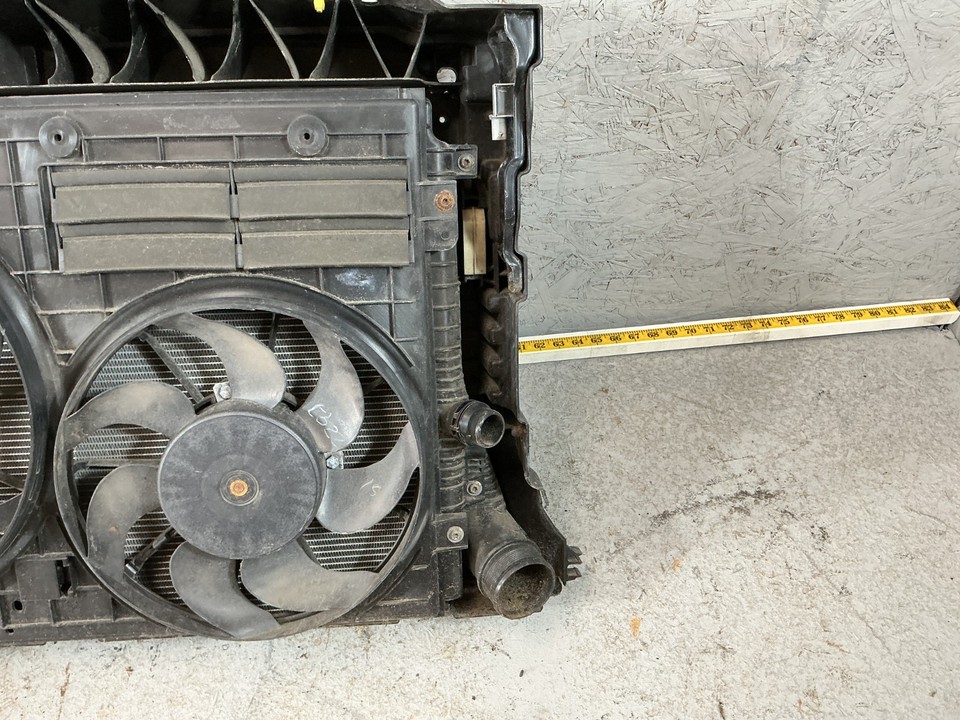 2011 - 2014 Volkswagen Jetta 2.5L Radiator Condenser Engine Cooling Fan ...