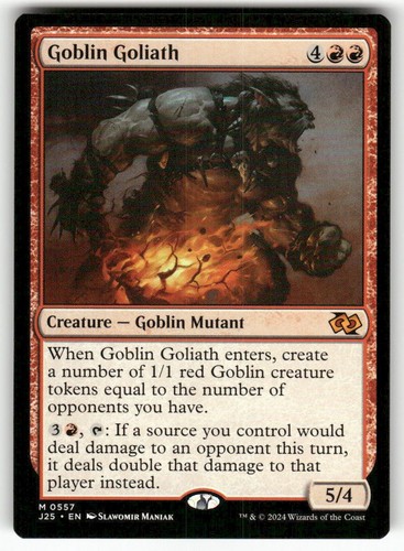 Goblin Goliath 557 NM MTG Foundations Jumpstart Magic | eBay