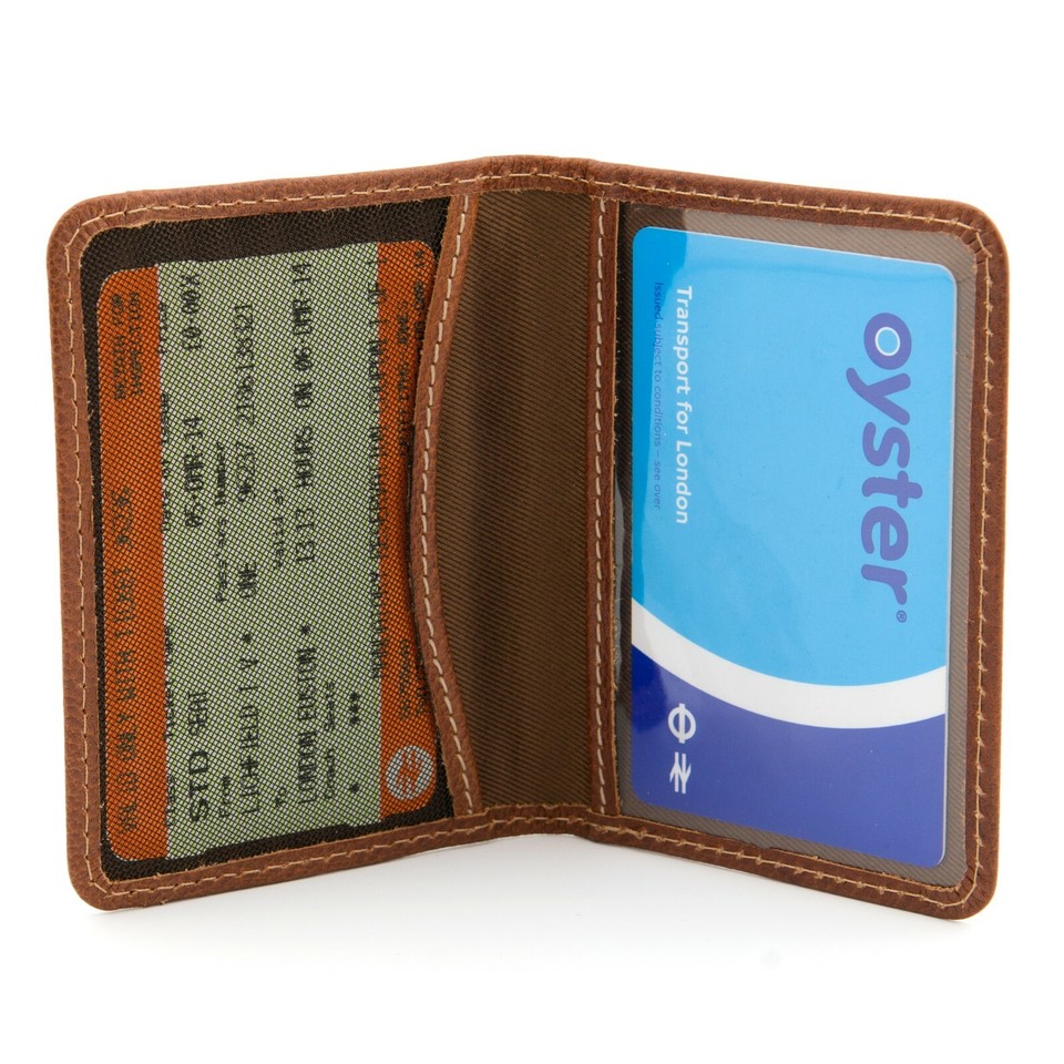 Genuine Leather Oyster Card / Travel Pass Holder | eBay UK