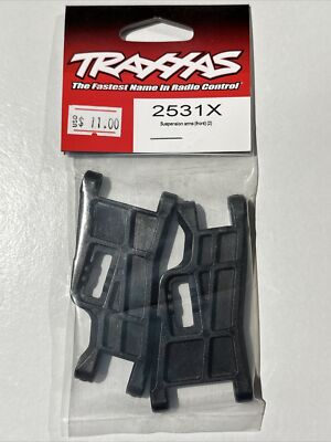 Traxxas 2531X Suspension Arms Black Front (2) NITRO RUSTLER/STAMPEDE ...
