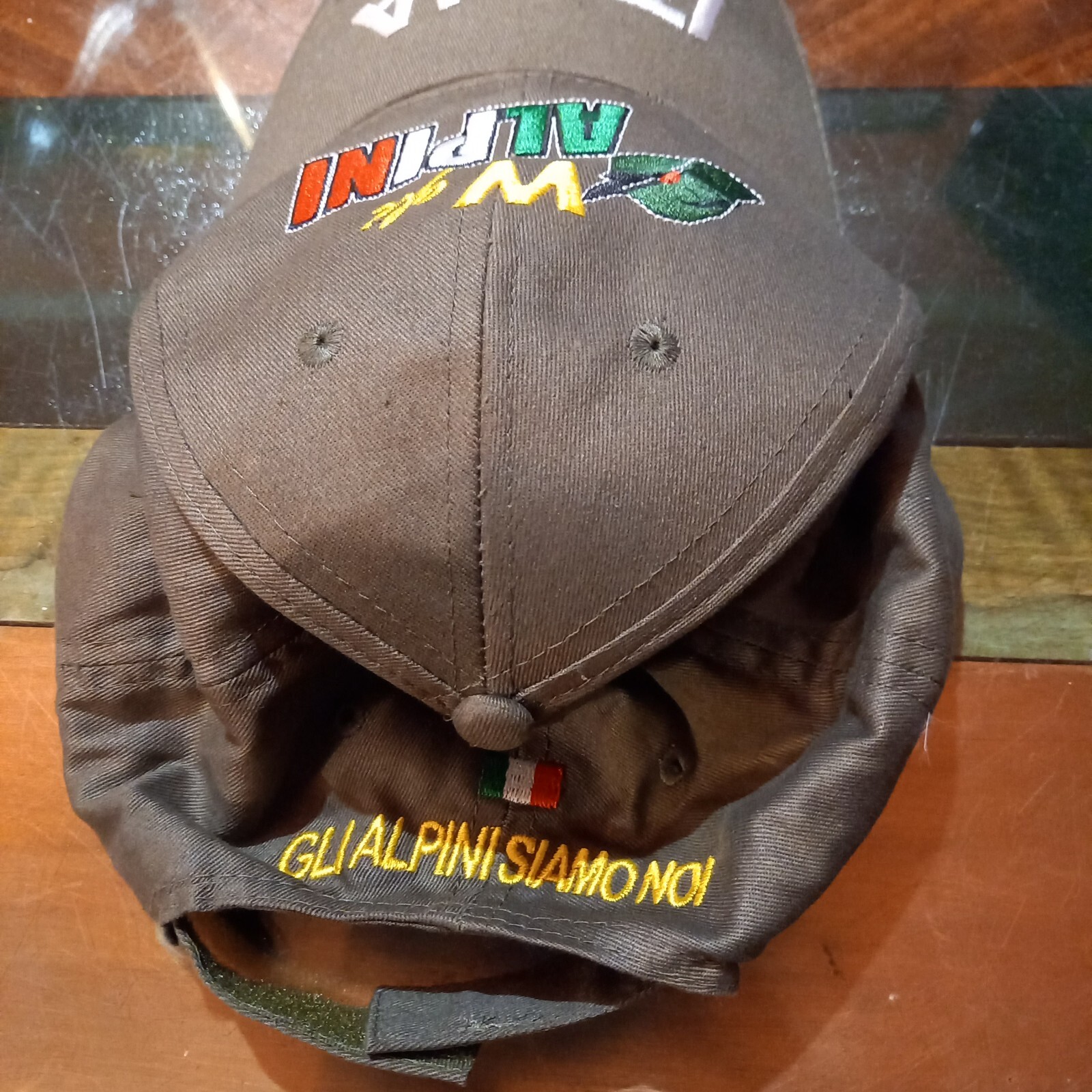 ALPINI Cappellino con visiera W gli Alpini Cappello ITALIA | eBay