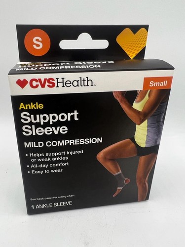 CVS Health Ankle Support Sleeve Mild Compression - Small - NEW | eBay