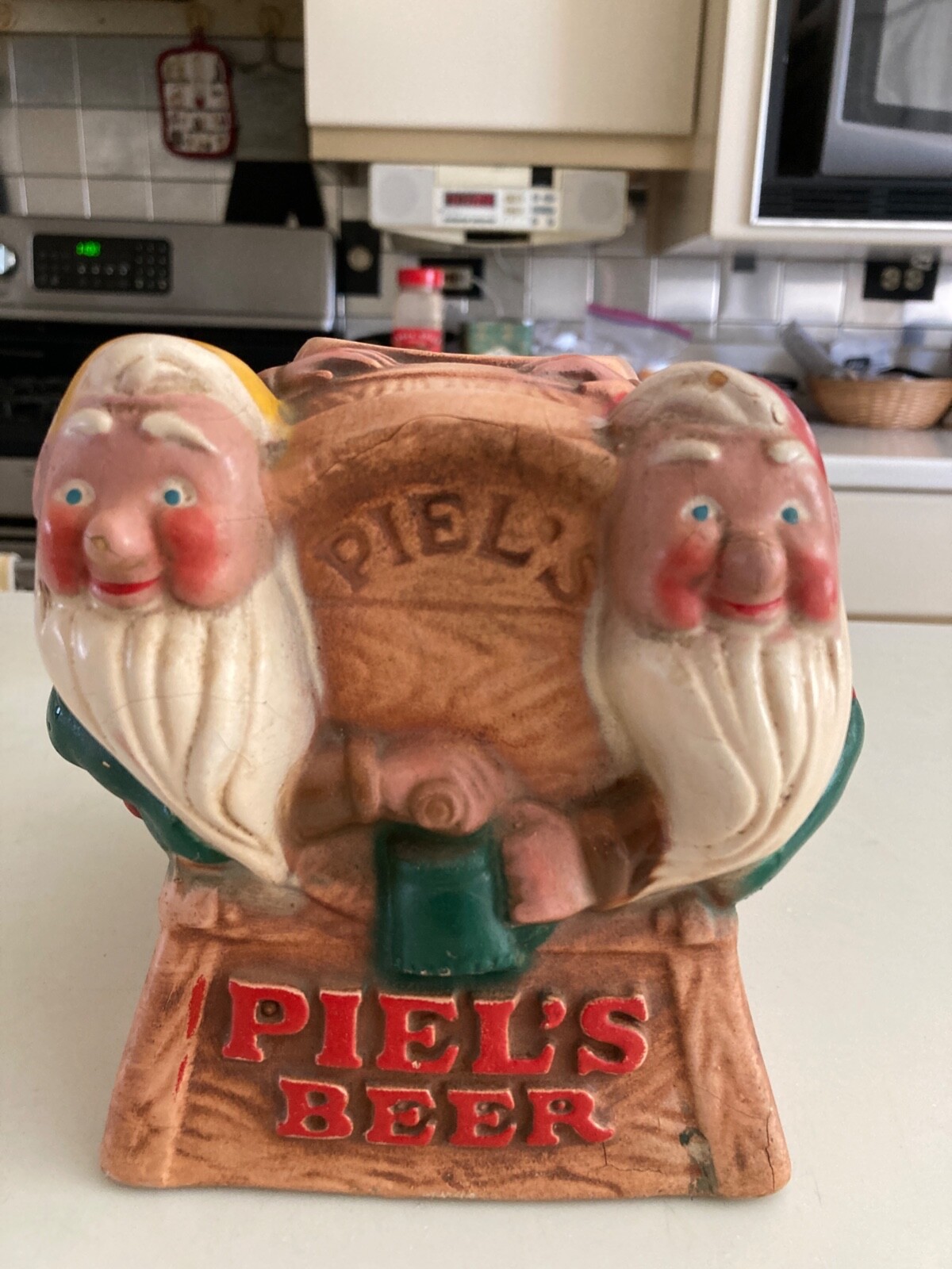 Beer, Vintage Bar Caddy, Piels Beer Gnomes. Advertising Piels Bros NY ...