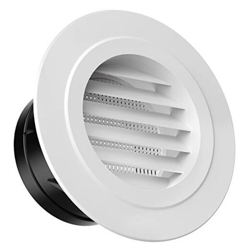 Soffit Vents 4 Inch, Round Vent Cover Air Vent with Built-in a Fly ...