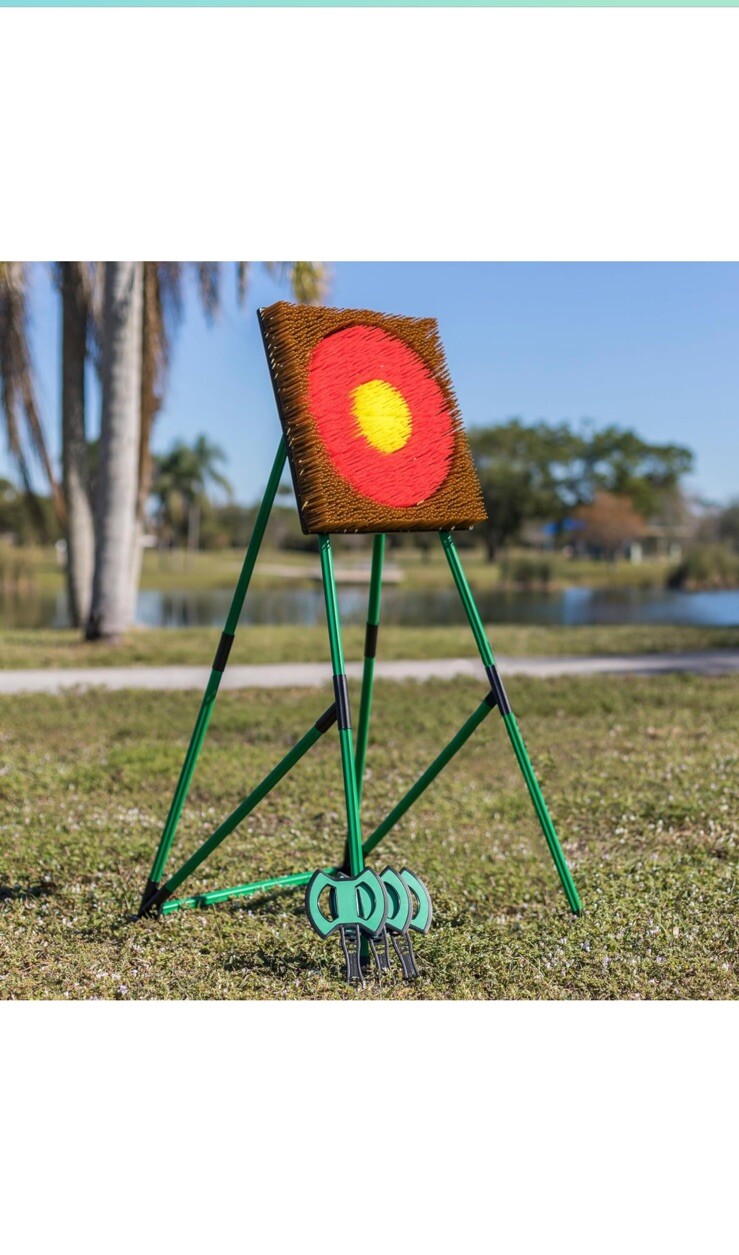 EastPoint Axe Throw Target Game Set for Indoors and Outdoors ...