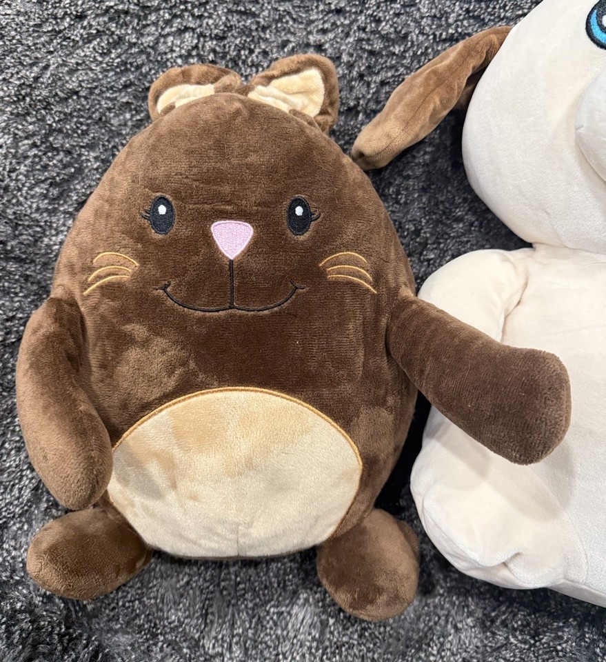 Plush Plushie Bundle Puppy Dog and Bunny Rabbit Stuffed Animal Toys ...