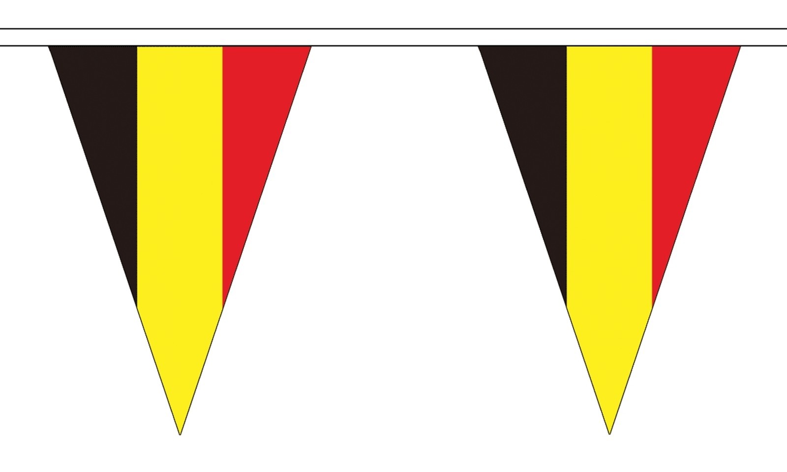 BELGIUM 20 metre TRIANGLE BUNTING 30 FLAGS flag TRIANGULAR 54 FLAGS ...