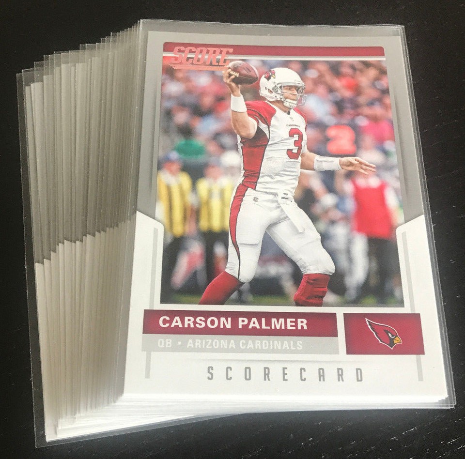 2017 Score SCORECARD Parallel Football Cards - Complete Your Set! | eBay
