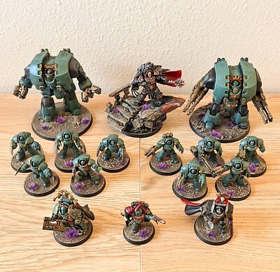 Warhammer 30k Horus Heresy - Painted Sons Of Horus Army - (287) | eBay