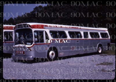 EYRE'S BUS SERVICE. GM COACH bus #407. Baltimore (MD). Original Slide ...
