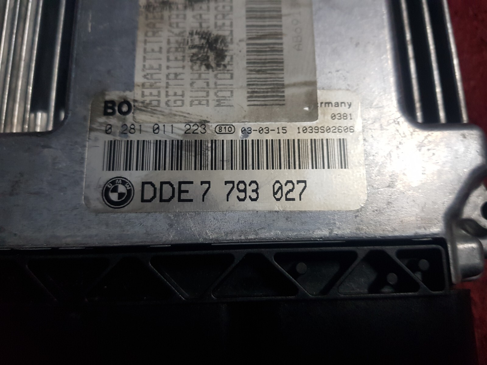 BMW 330D E46 2003 Manual M57 150Kw Engine Ignition Kit ECU EWS3 Key ...