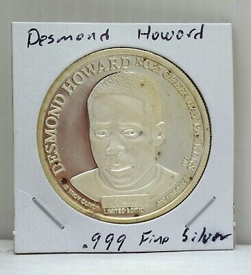 DESMOND HOWARD ~ Super Bowl XXXI MVP ~ Packers .999 1-oz Fine Silver ...