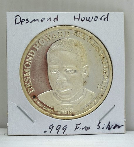DESMOND HOWARD ~ Super Bowl XXXI MVP ~ Packers .999 1-oz Fine Silver ...