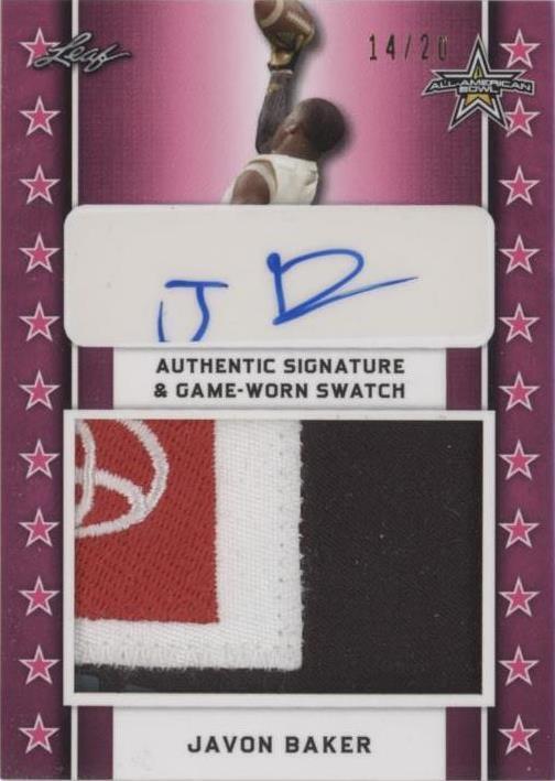 2020 Leaf Metal U.S. Army All-American Bowl - Patch Autographs Javon ...