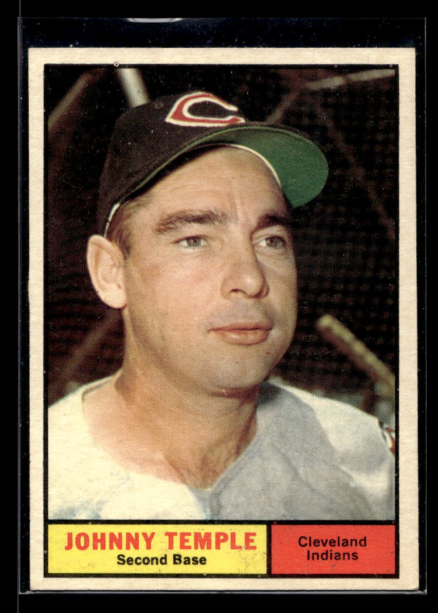 1961 Topps - Johnny Temple - #155 Cleveland Indians EX/EX+ | eBay