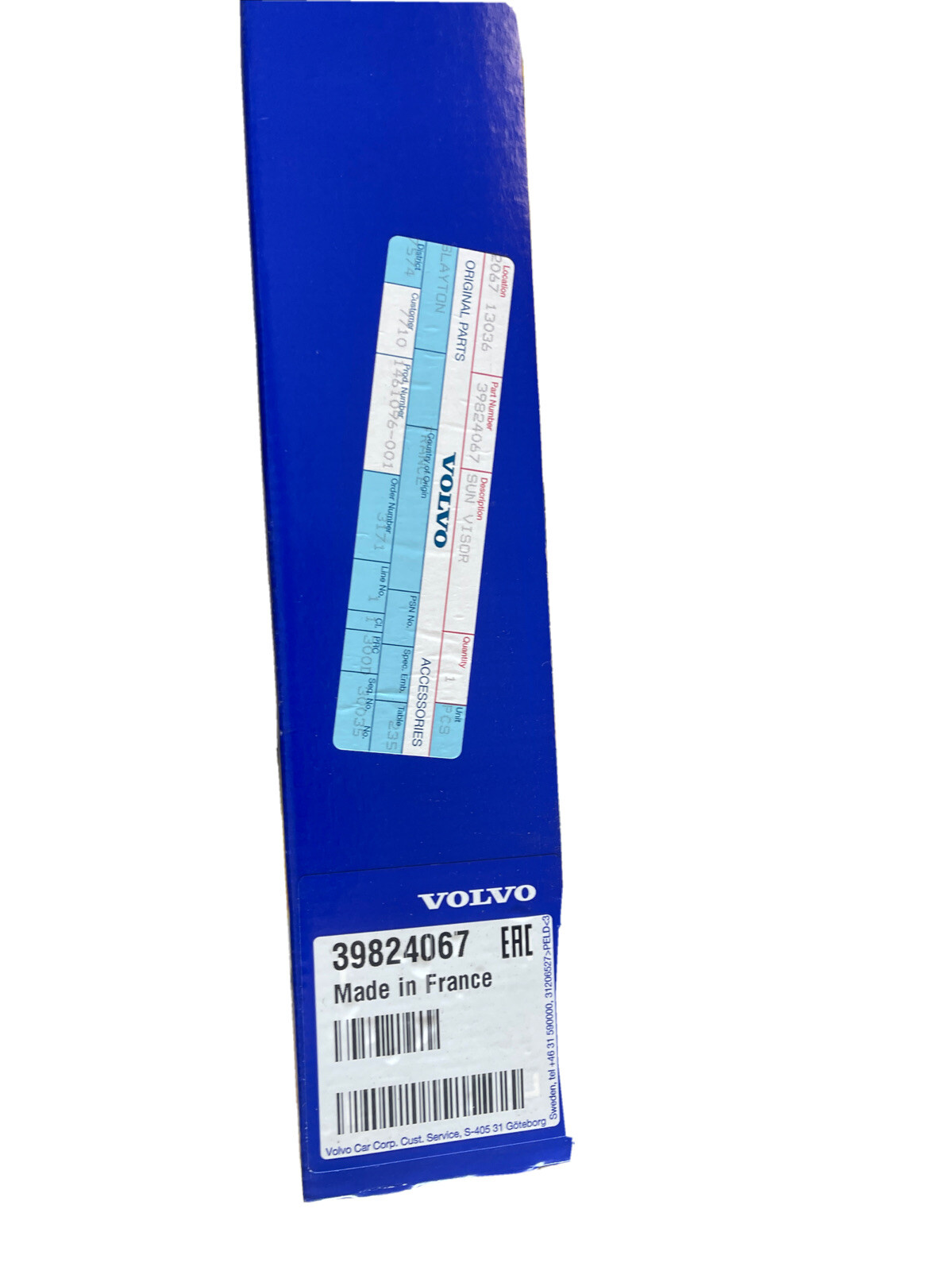 Sun Visor-HomeLink VOLVO OEM ACCESSORIES 39824067 for sale online | eBay