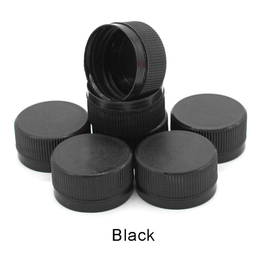 100 Pack Color Plastic Screw Cap Drinks Bottles Home Brew Bottle Top ...