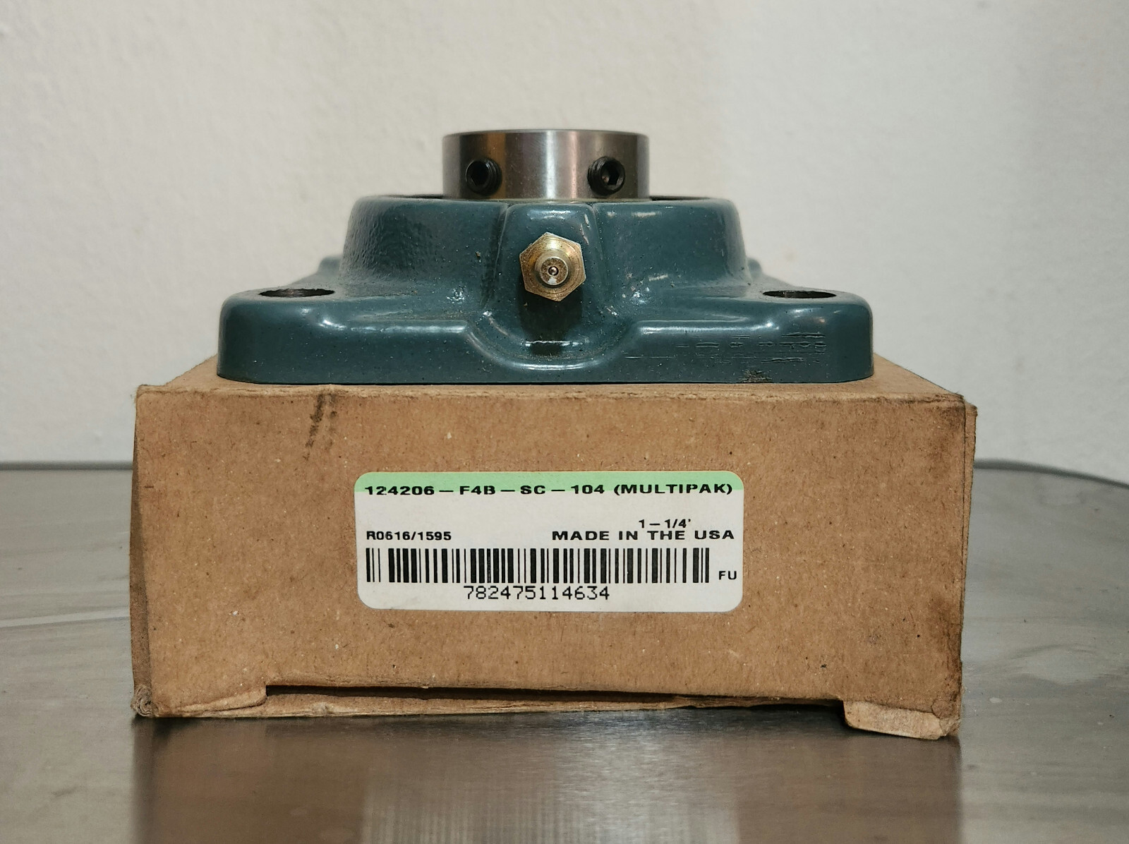 Dodge+F4B-SC-104+1+1%2F4%22+4+Bolt+Flange+Bearing+124206+F4BSC104 for ...