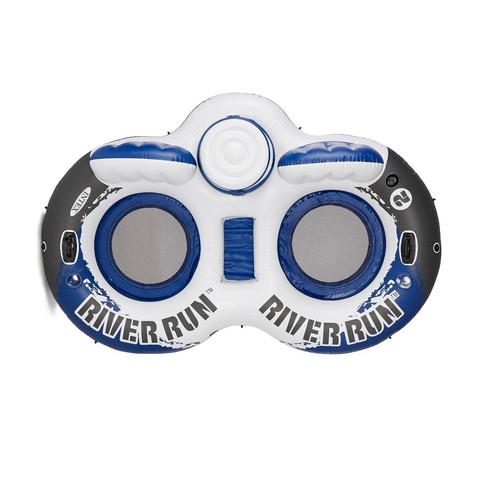 Intex River Run II 2 Person Water Tube Float with Cooler - 58837EP for ...