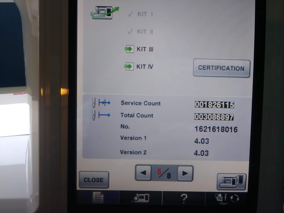 Excellent Brother Quattro 6700D Disney Sewing/Embroidery Machine Low ...