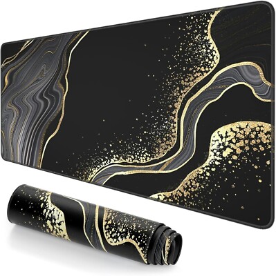 Upgraded Extended Size Computer Keyboard Rubber Mat Desktop Mouse Pad ...