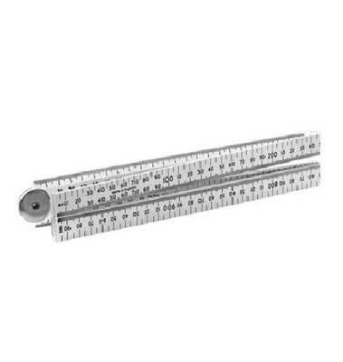 Stanley 1m LONGLIFE FOLDING RULER Metric Graduated Unbreakable Plastic ...