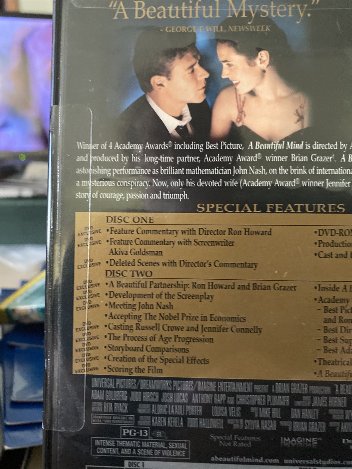 A Beautiful Mind (DVD, 2001) 25193026521 | eBay
