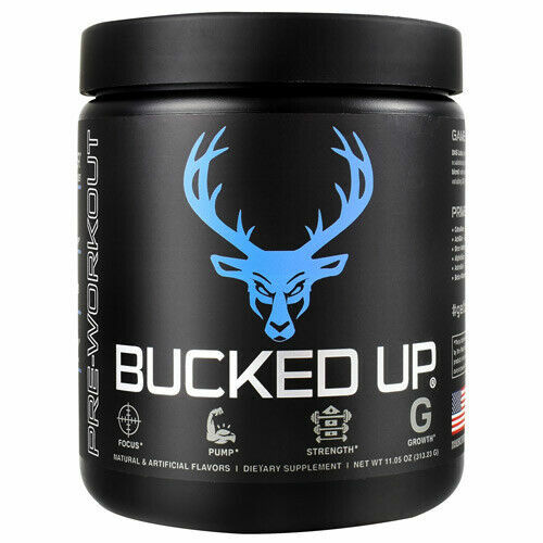 BUCKED UP Pre-Workout Vitamins Blue Raz Flavour - 30 Servings for sale ...
