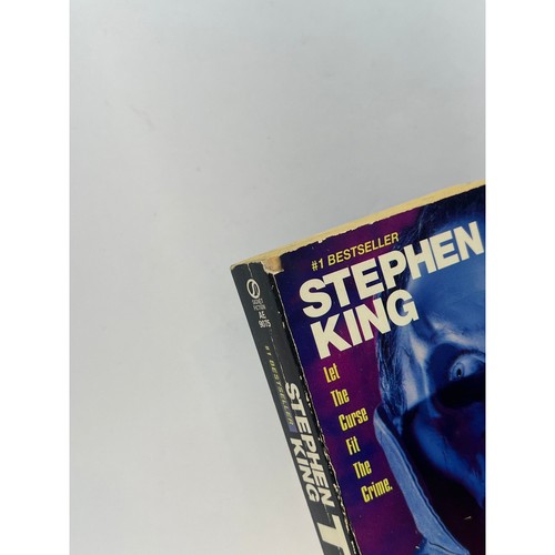 Vintage Horror Thriller Paperback - Thinner - Stephen King 1985 Signet ...