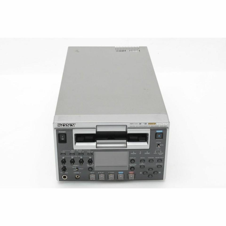 Sony HVR-1500 Digital HD Video cassette Recorder HDV DVCAM Used From ...
