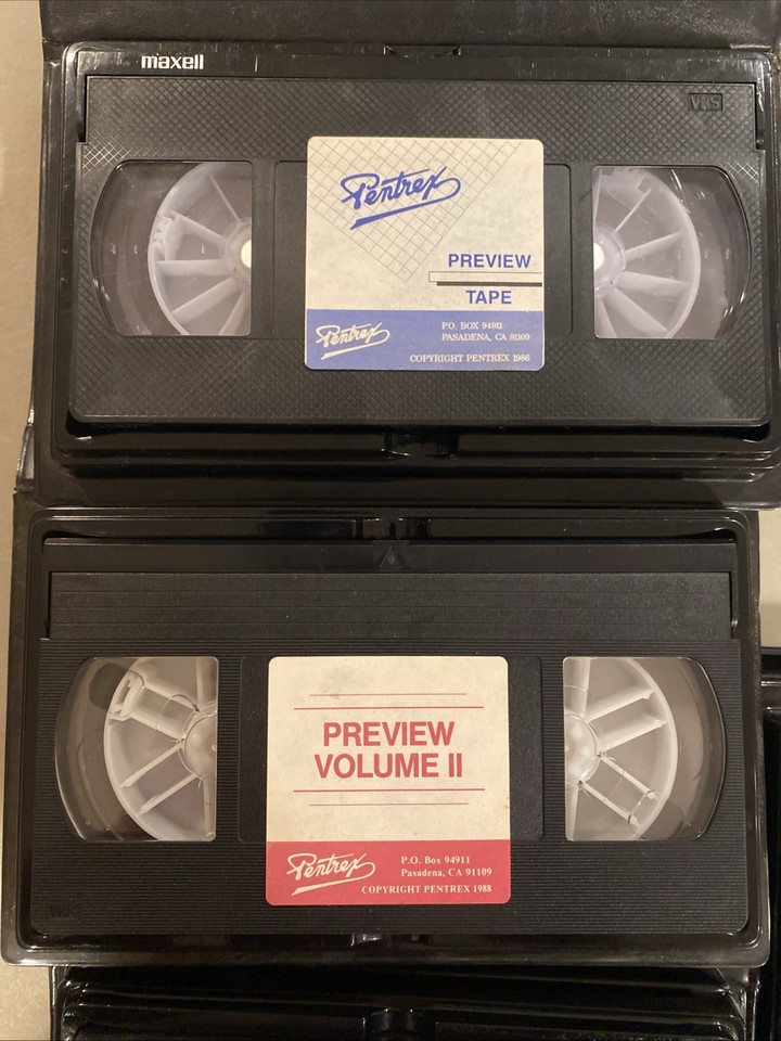 Pentrex Previews VHS Lot Videotapes Trains railroad Steam Diesels ...
