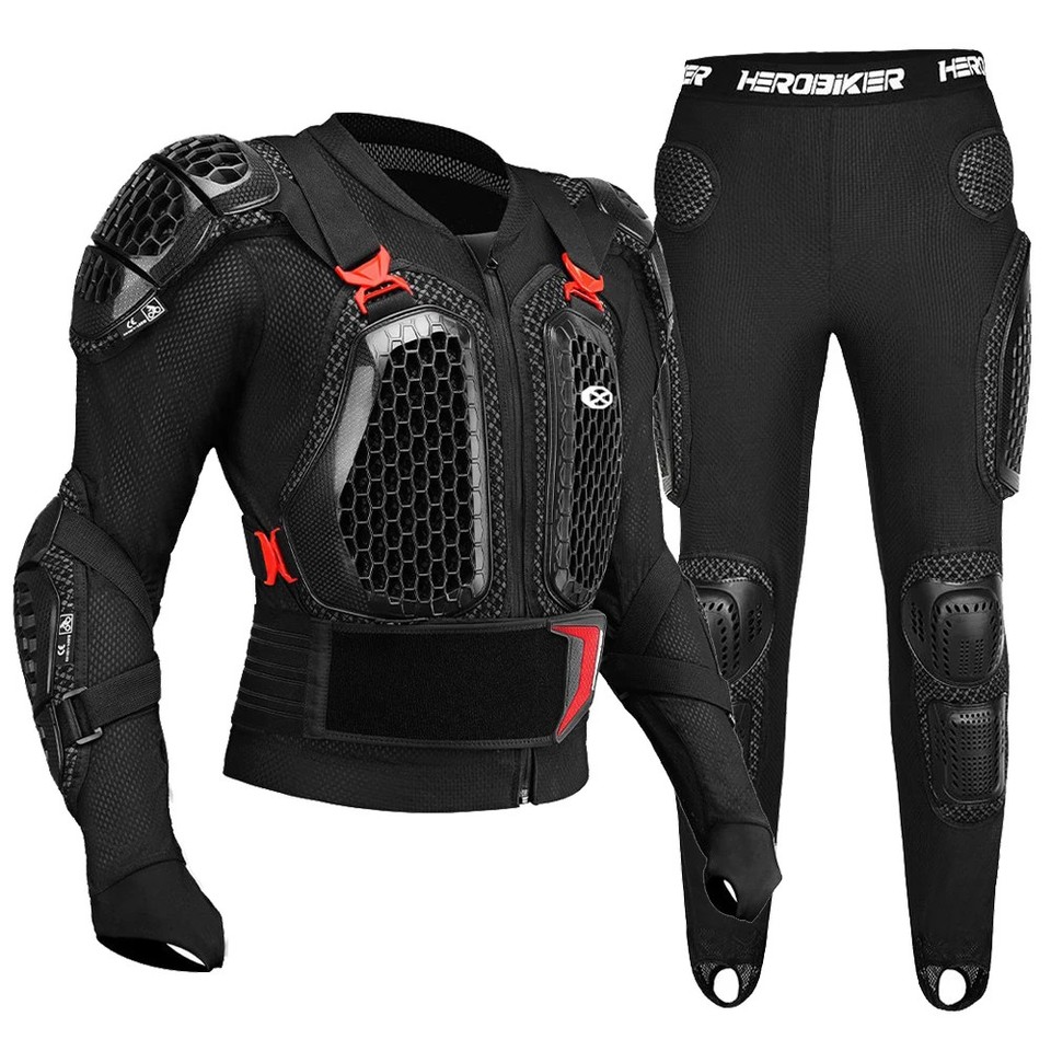 Motorcycle Men Women Motorcycle Full Body Armor Jacket Moto Turtle ...
