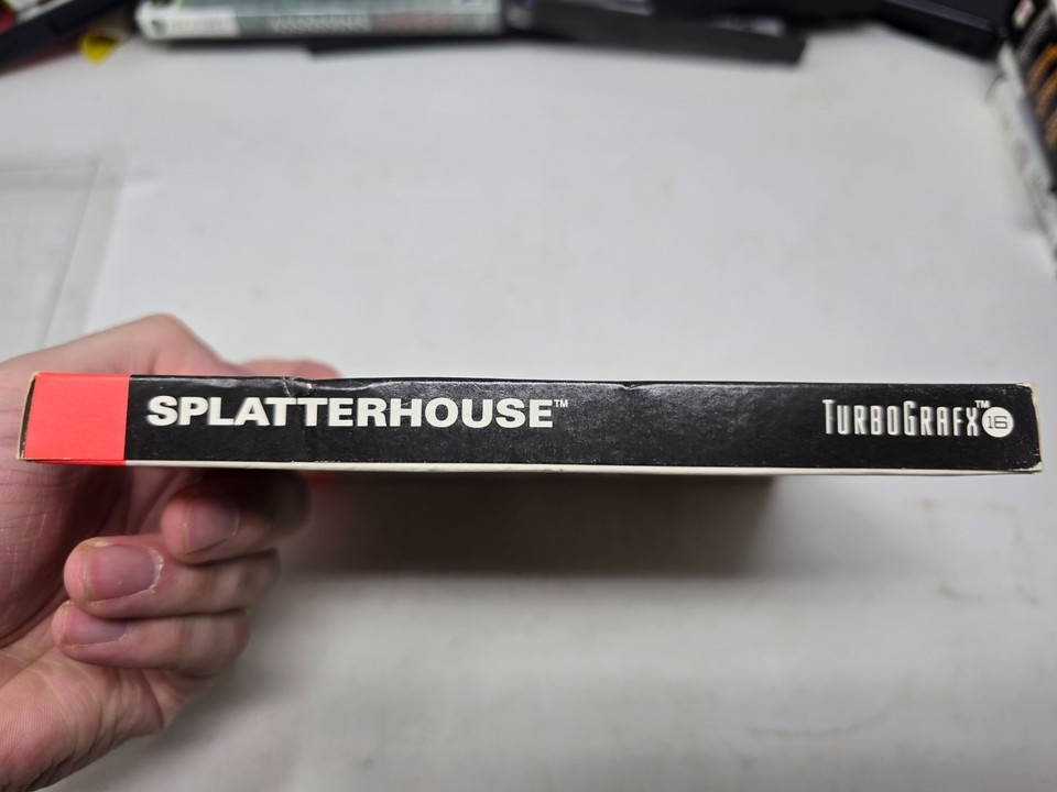 Splatterhouse Turbografx-16 TG16 Complete With Outer box CIB Tested ...