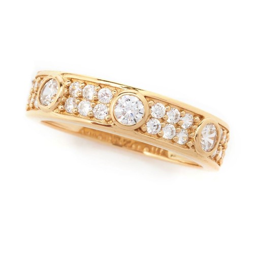 Brilliante Choice of Plating Simulated Diamond Station & Pave Set Ring ...