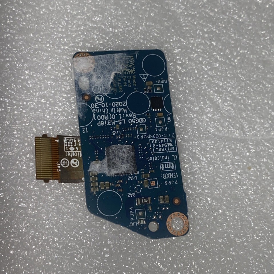 Dell Latitude 15.6" 7520 Laptop UL Indicator Board LS-k376P VJJMR Af ...
