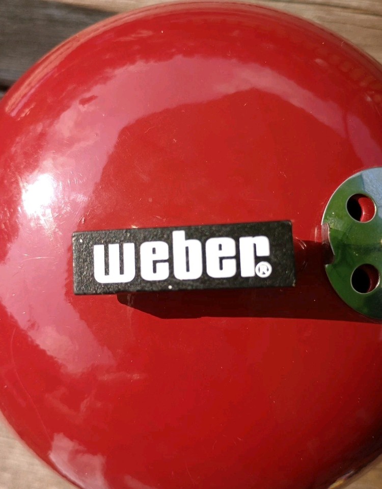 Vtg. Mini Weber Red Charcoal Grill, Wheels Grate Collectible Decor ...