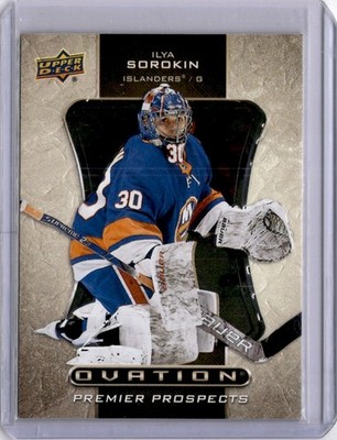 Ilya Sorokin Ovation Premier Prospects O 48 2020 21 Ud Extended Hockey 2825