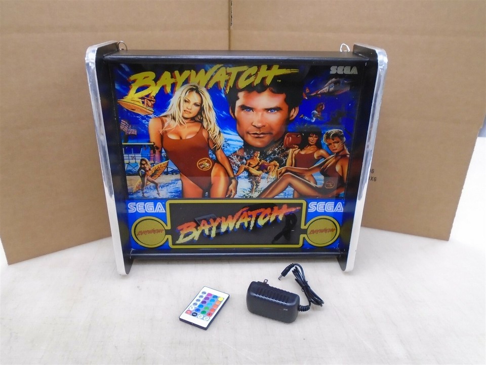 Baywatch Pinball Head LED Display light box | eBay