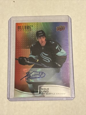 2021-22 Upper Deck Allure Rainbow Full Kole Lind #R-32 Rookie Auto | eBay