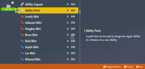 Buy Pokemon Scarlet and Violet 10 Item listing Ability Patch Malicious ...