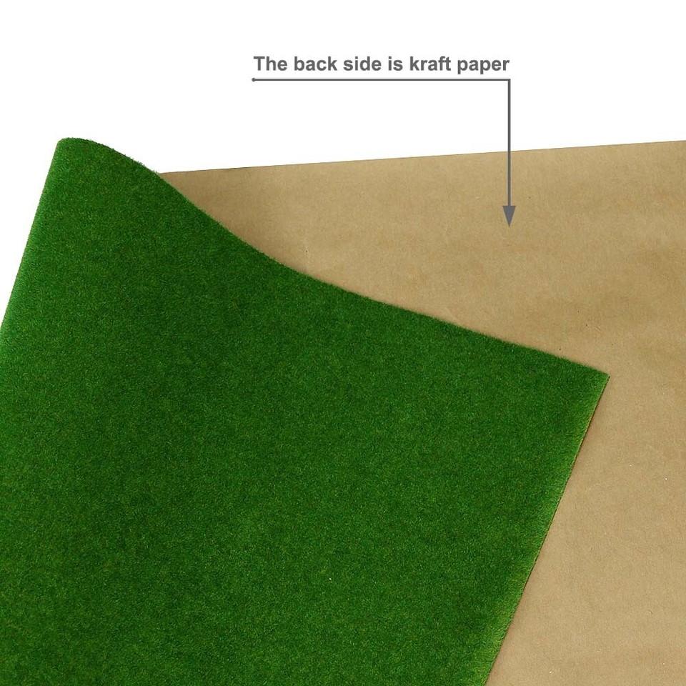 0.4mX1m Model Grass Mat Dark Green Artificial Lawn Turf Carpet ...