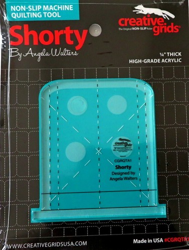 Non-Slip Machine Quilting Tool Ruler - Shorty by Angela Walters ...