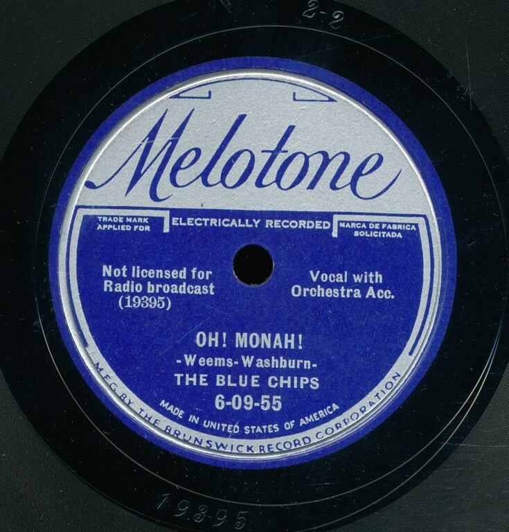 78tk-Blues-MELOTONE 6-09-55 -The Blue Chips | eBay