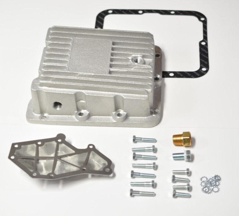 BTE Ford C4 Pan Fill Deep Aluminum Transmission Pan, Bolts, Gasket ...