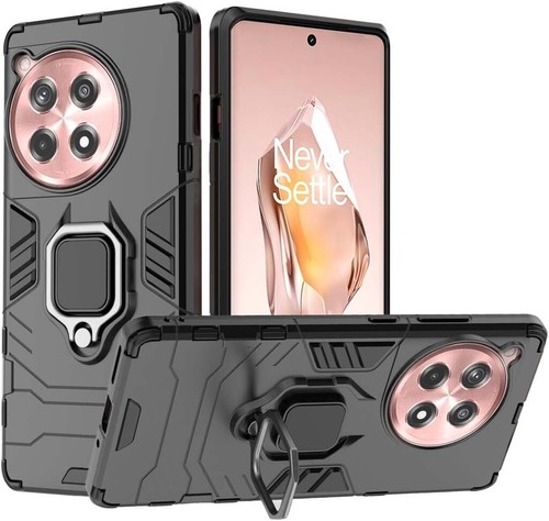 For ONEPLUS 12R ARMOR CASE WITH STAND RING MAGNETIC HOLDER SHOCKPROOF ...