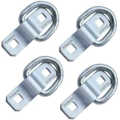 4 Pack Robbor D Ring Anchor Surface Mount Tie Down Ring Heavy Duty 6000 ...
