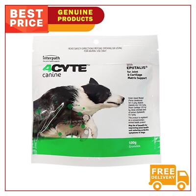 4Cyte 100Gm Canine Joint Support Supplement Granules For Dogs | eBay ...